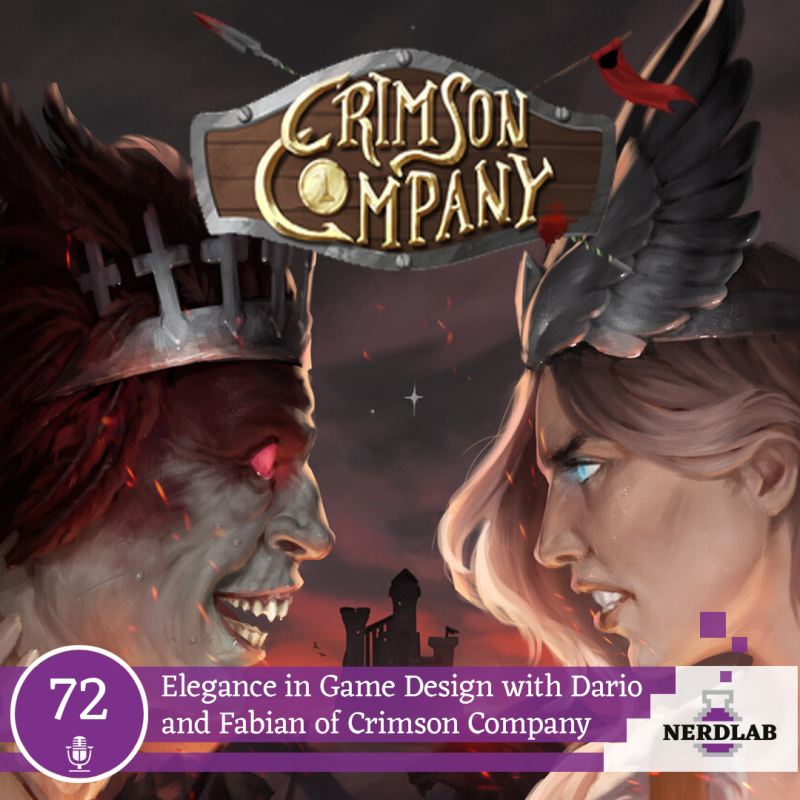 072 – Elegance in Game Design with Dario and Fabian of Crimson Company – Nerdlab